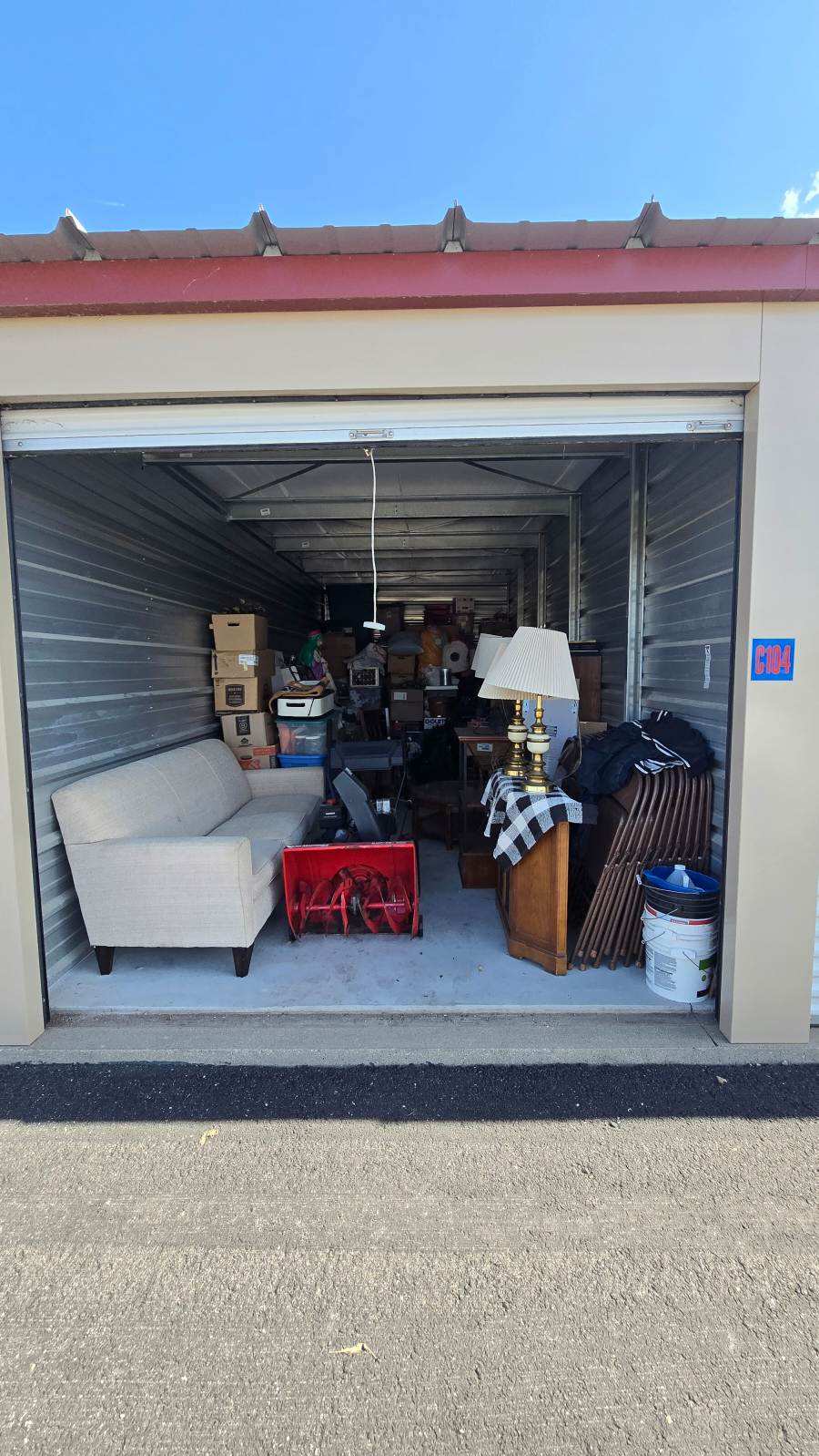 Unit C104 - Cedar Grove, Wisconsin | Meadowlark Self Storage - Cedar ...
